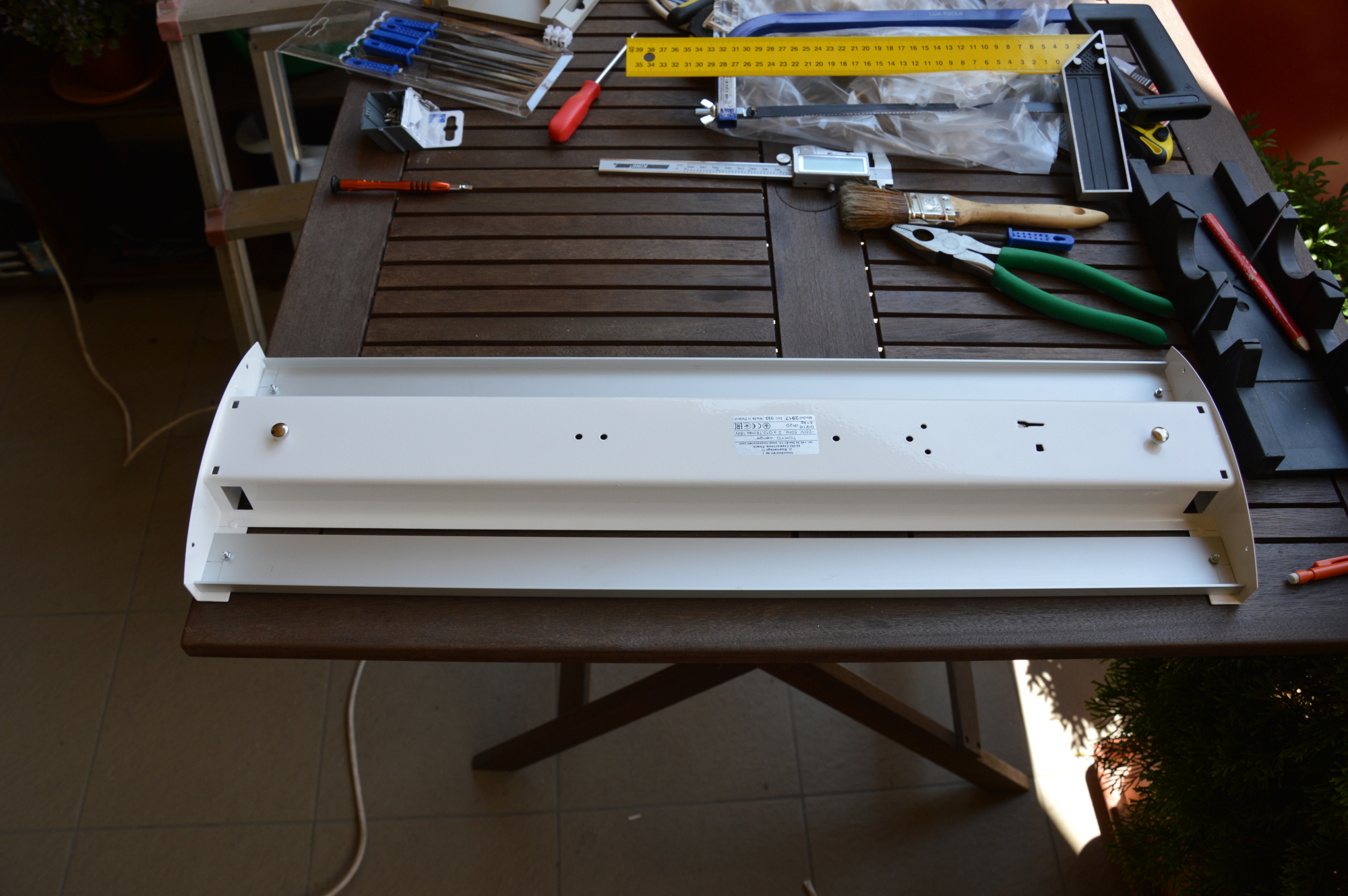 DIY LED ceiling lamp | Dangerous Payload